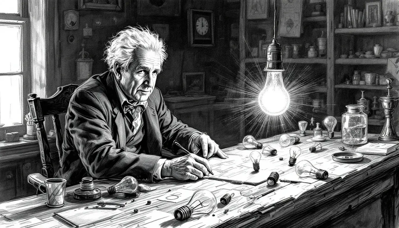 Edison's Lightbulb Moment: 1,000 Tries to Illumination | Mandalivia